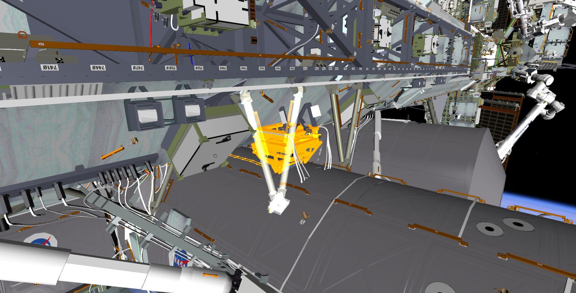 Module-to-Truss Structure (MTS) la struttura che tiene i moduli della ...