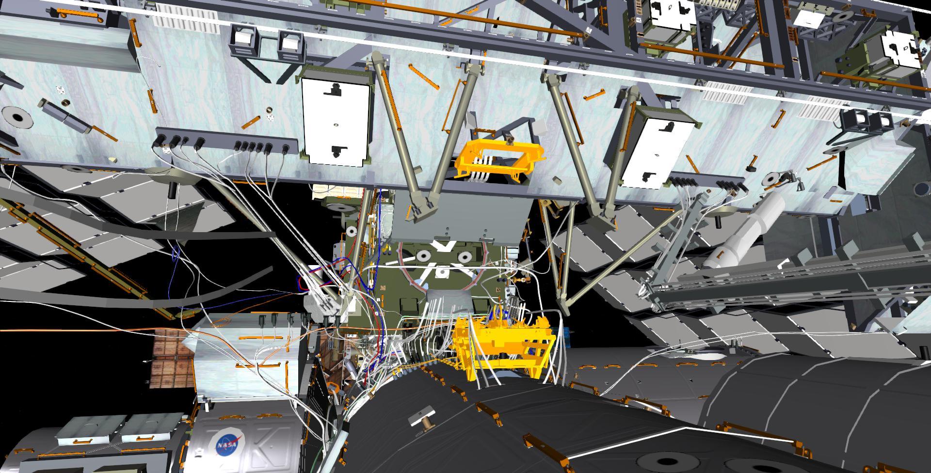 Module-to-Truss Structure (MTS) la struttura che tiene i moduli della ...